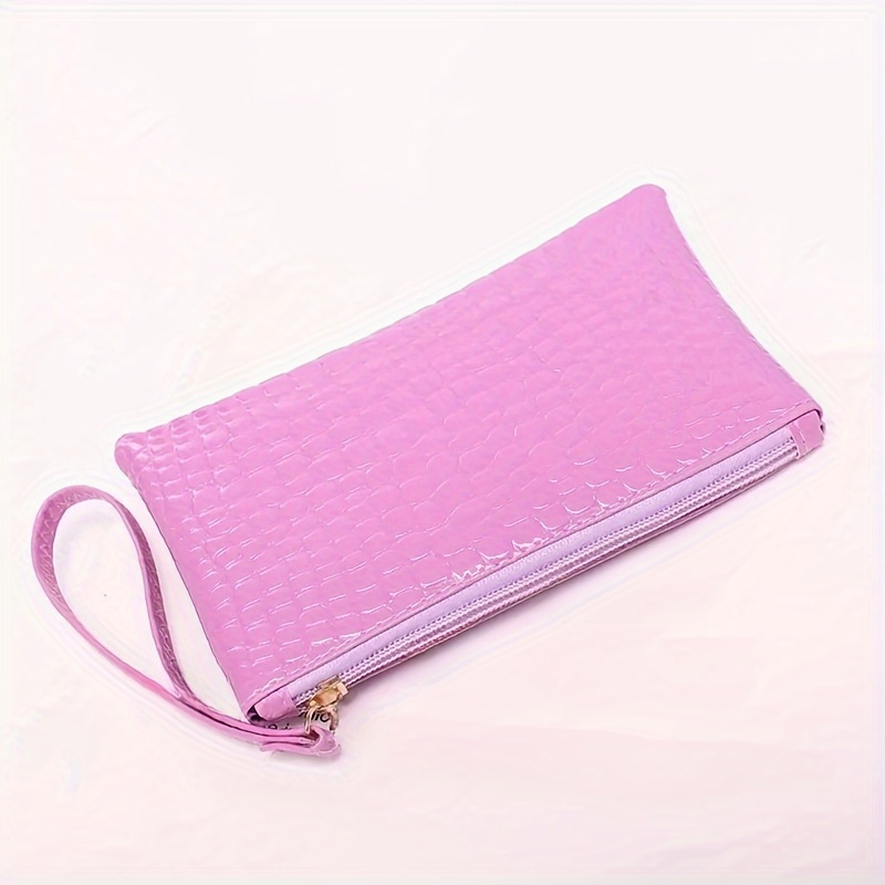 Women's Elegant Wristlet Bag Clutch Hand Bag Zipper Large - Temu Kuwait