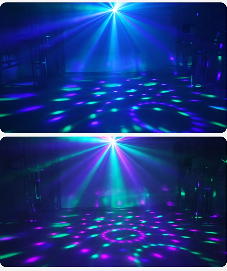 Led Magic Ball Stage Light Rgb Dj Party Disco Light 4 Colors - Temu