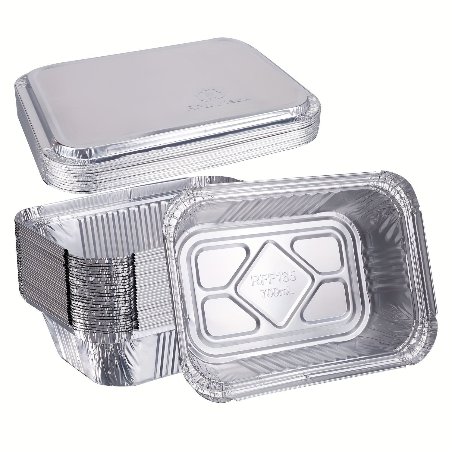 Aluminum Foil Pans Disposable Foil Food Containers Tin Foil - Temu Ireland