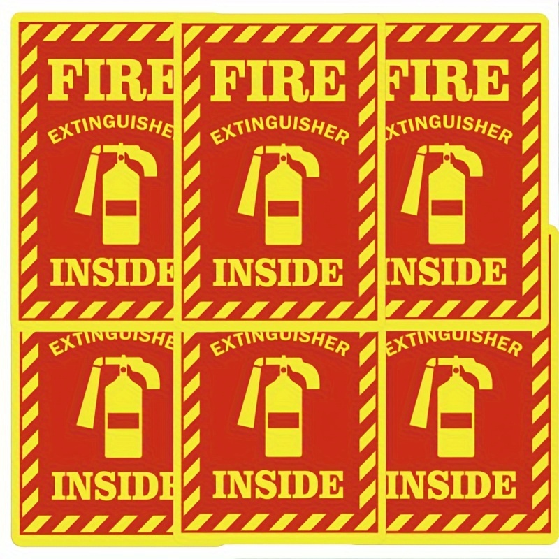 Fire Extinguisher Indicator Vinyl Sticker - Temu United Kingdom