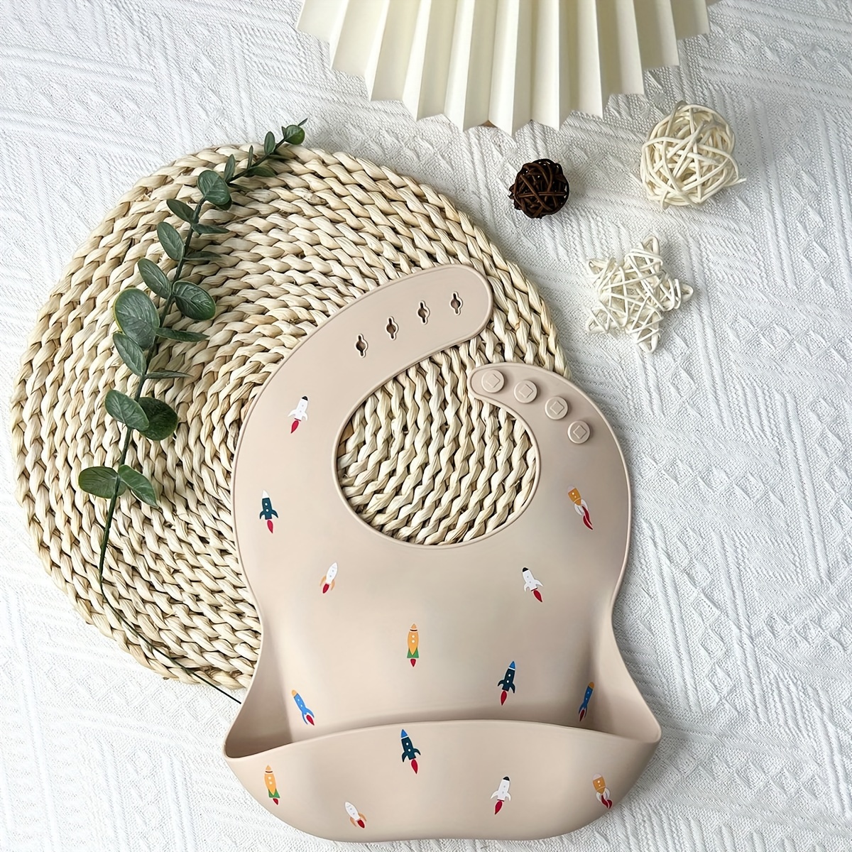 Cute Cartoon Food Bib Cute Bear Adjustable Bib Waterproof - Temu Australia