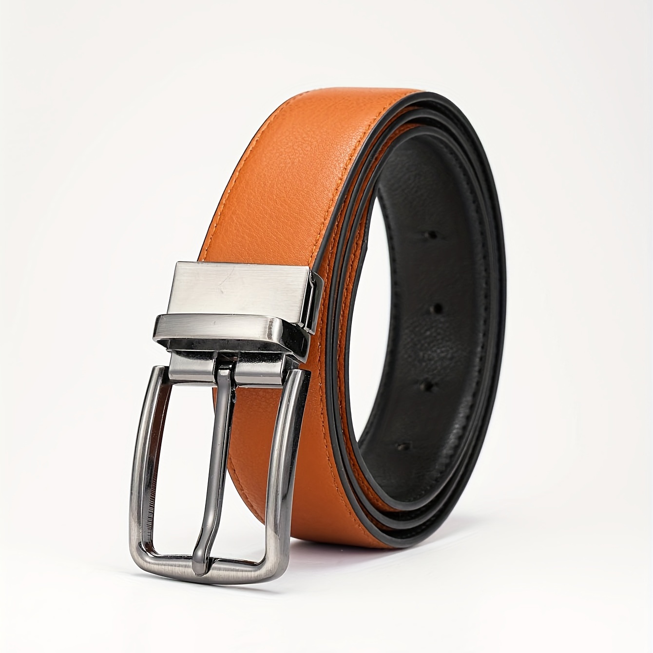 fashion mens alloy pin pu belt daily outdoor pants accessories | temu ...