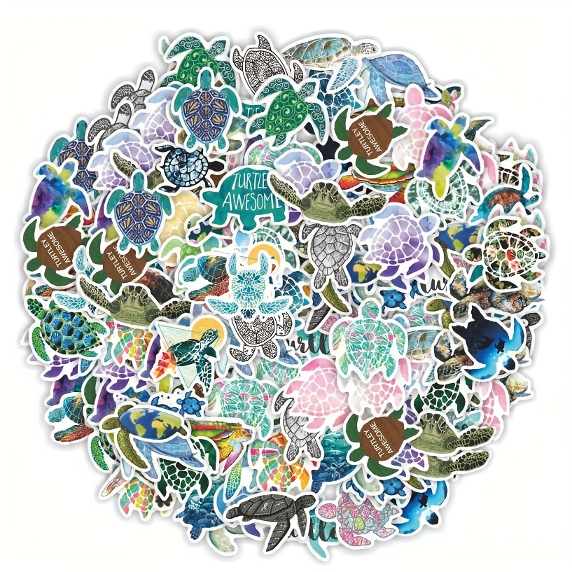 Sea Turtle Sticker - Temu
