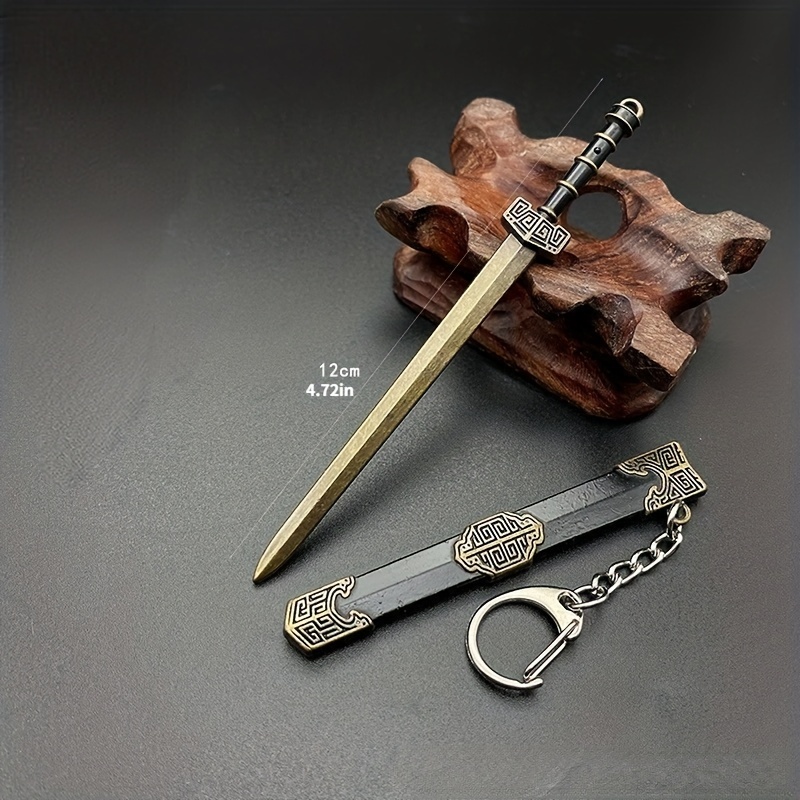 1pc 4pcs dao yue mini weapon mini sword qin shihuang mini sword famous ...