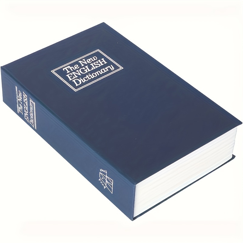 1pc 책 돈 상자 비밀번호 잠금장치 안전 숨겨진 비밀 보관함 영어 사전 잠금 상자 저축 상자 저축 항아리 Temu