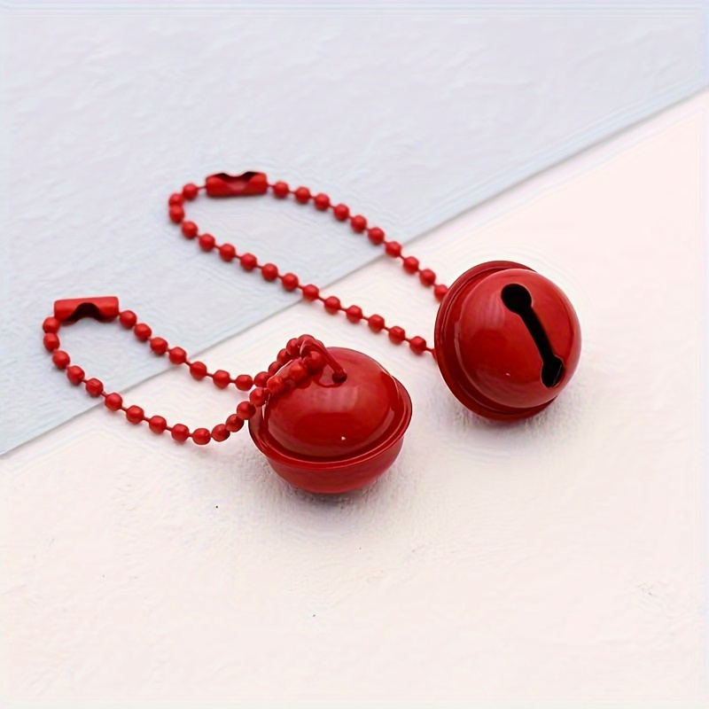 Bead Chain Bell Keychain Pendant Diy Colorful Bead Chain - Temu United ...