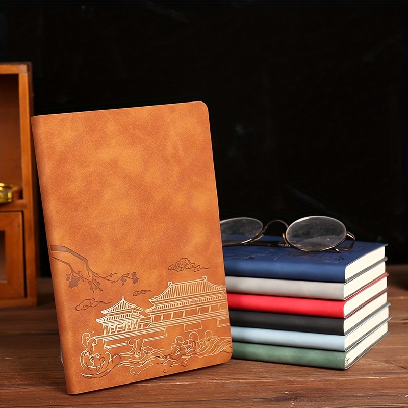 A Creative Chinese style A5 Notebook Hot Stamping Embossing - Temu New ...