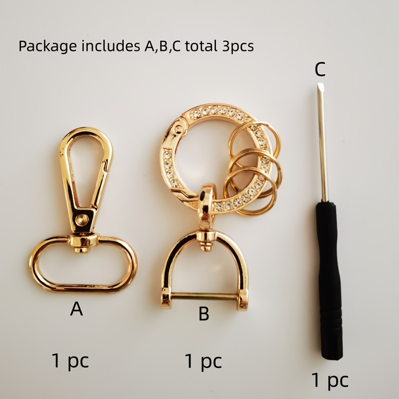Hook Buckle Keychain Making Combination Set - Temu United Kingdom