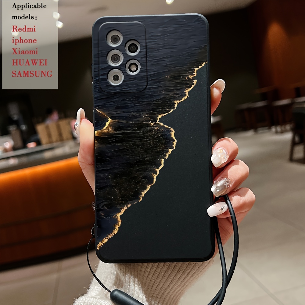 Cute Simple Mobile Phone Case Straight Side Anti fall - Temu Canada