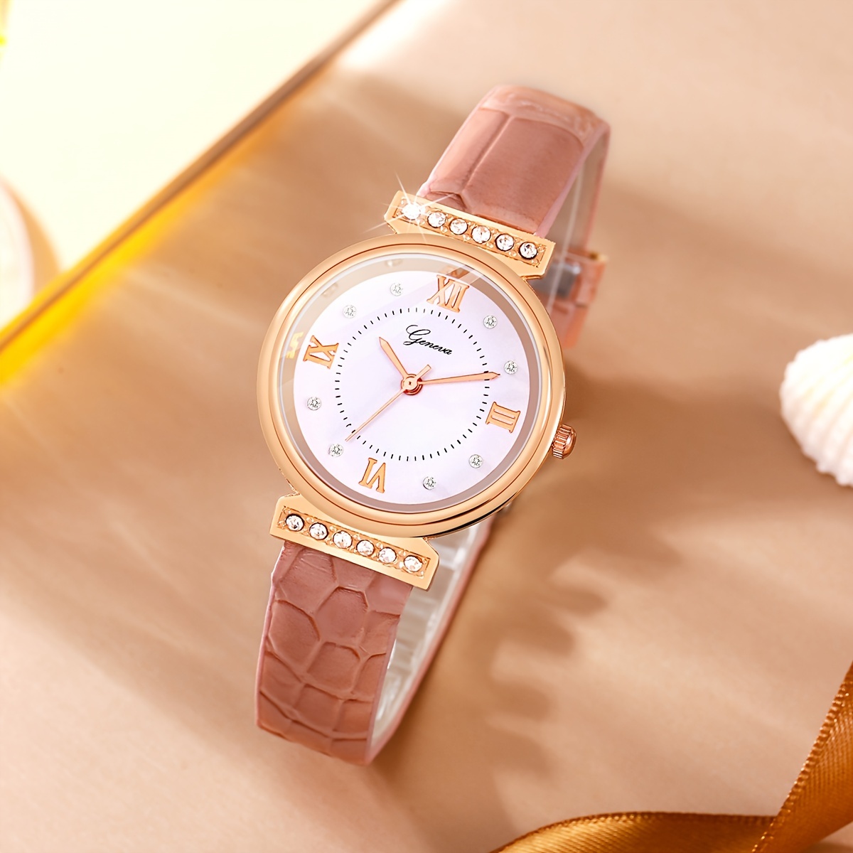 Women's Watch Cute Quartz Watch Analog Pu Leather Wrist - Temu United ...