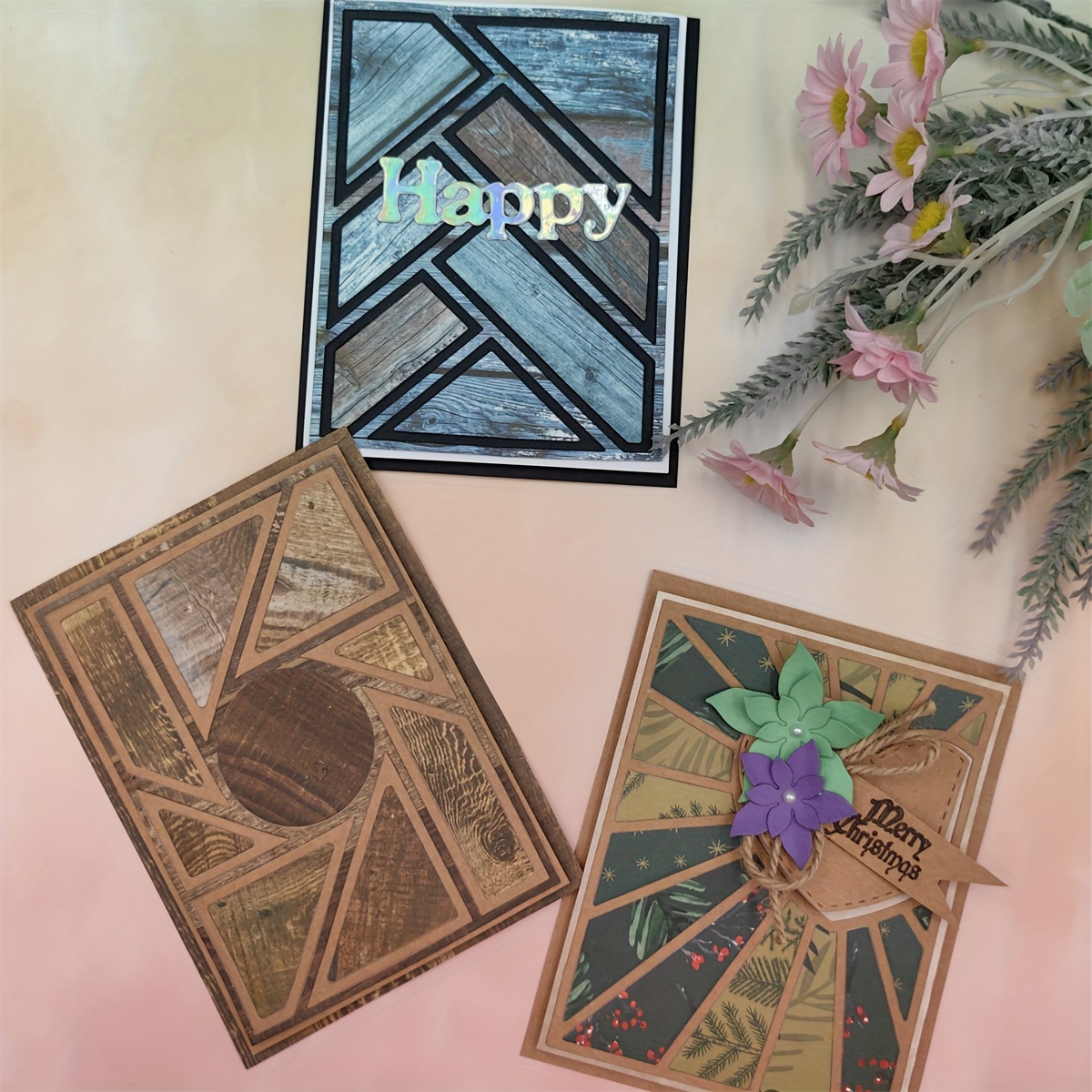 Christmas Tree Metal Cutting Dies Card Making Diy - Temu