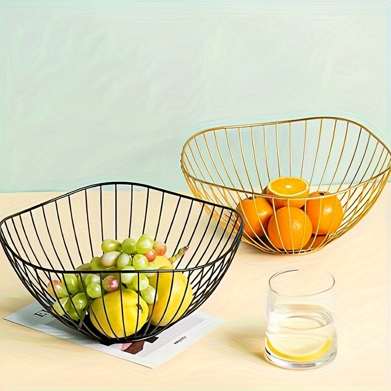 fruit basin tray fruit storage basket metal fruit basket Temu United Kingdom