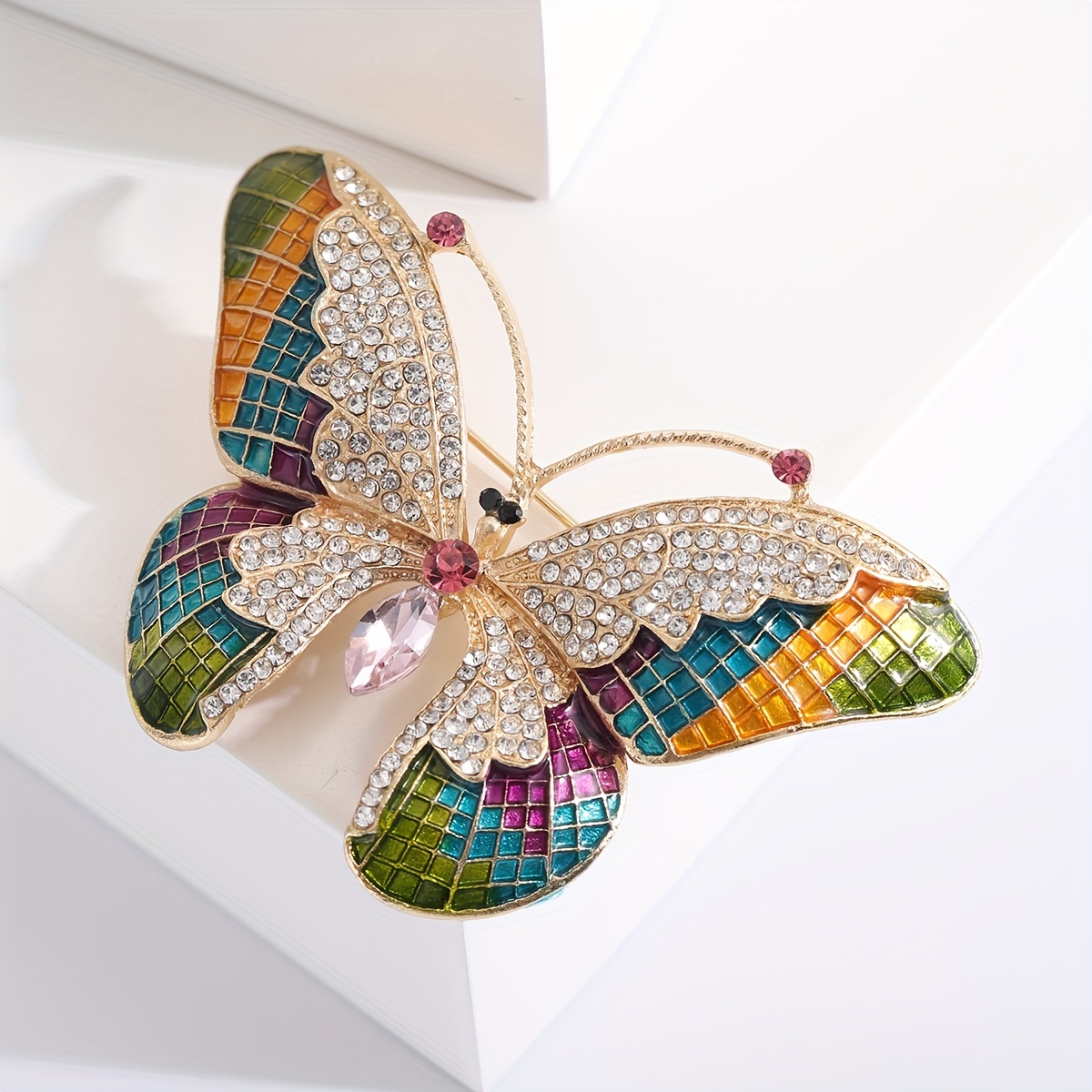 Creative Cute Butterfly Enamel Brooch Pins Clothing - Temu United Kingdom