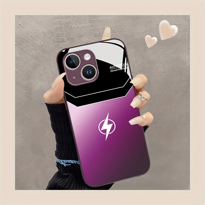 Creative Minimalist Lightning Pattern Phone Case Suitable - Temu United ...