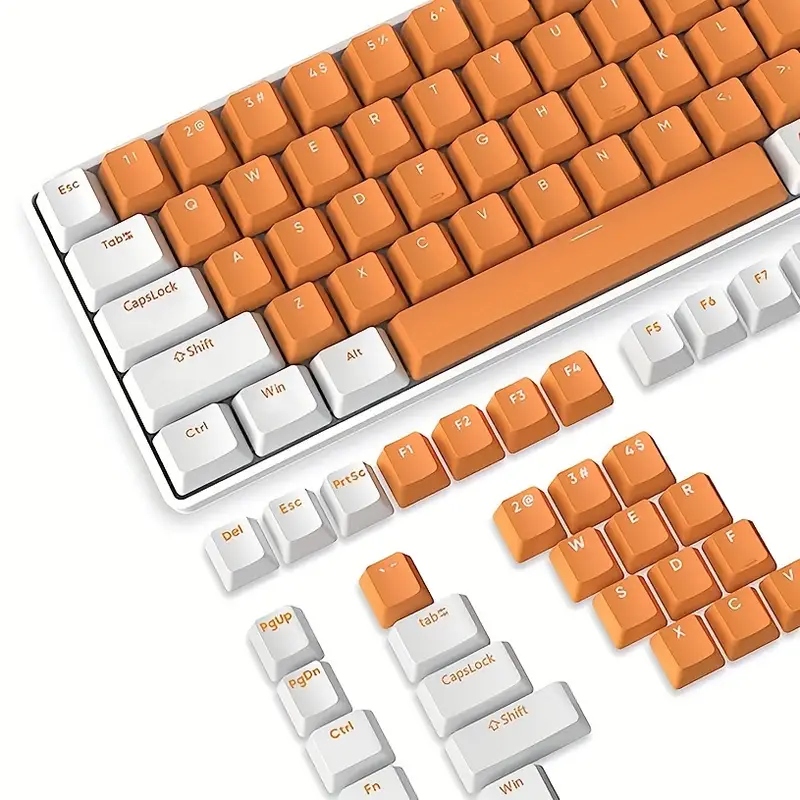 61688798100104키 컴팩트 Tkl 60 또는 풀 사이즈 클래식 Oem 프로필 체리 Mx Temu