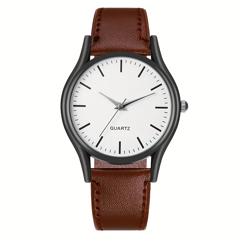 Simple Couple Round Alloy Wrist Watch Men Women | Check Today's Deals ...