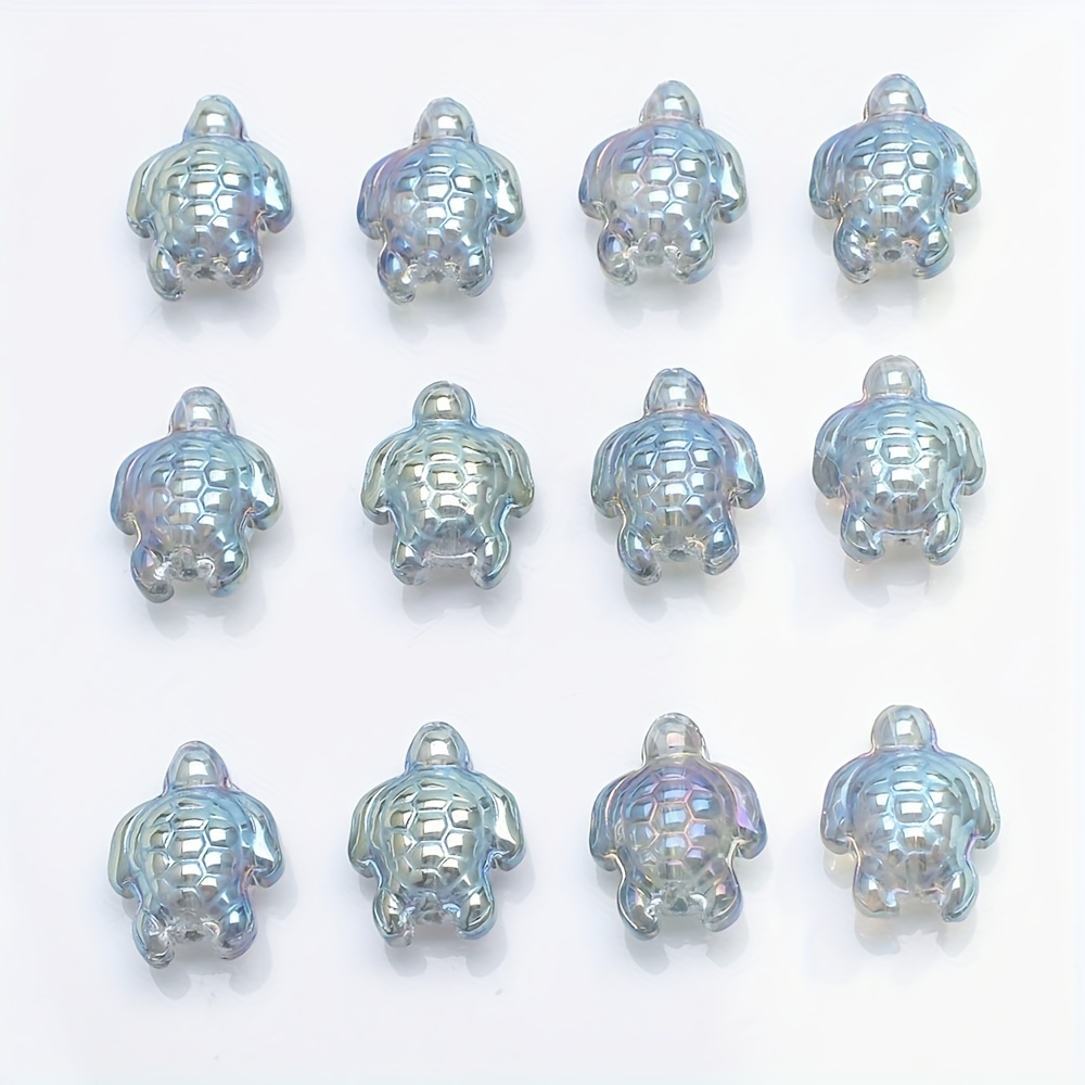 Turtle Sea Straight Hole Electroplated Colorful Crystal - Temu New Zealand