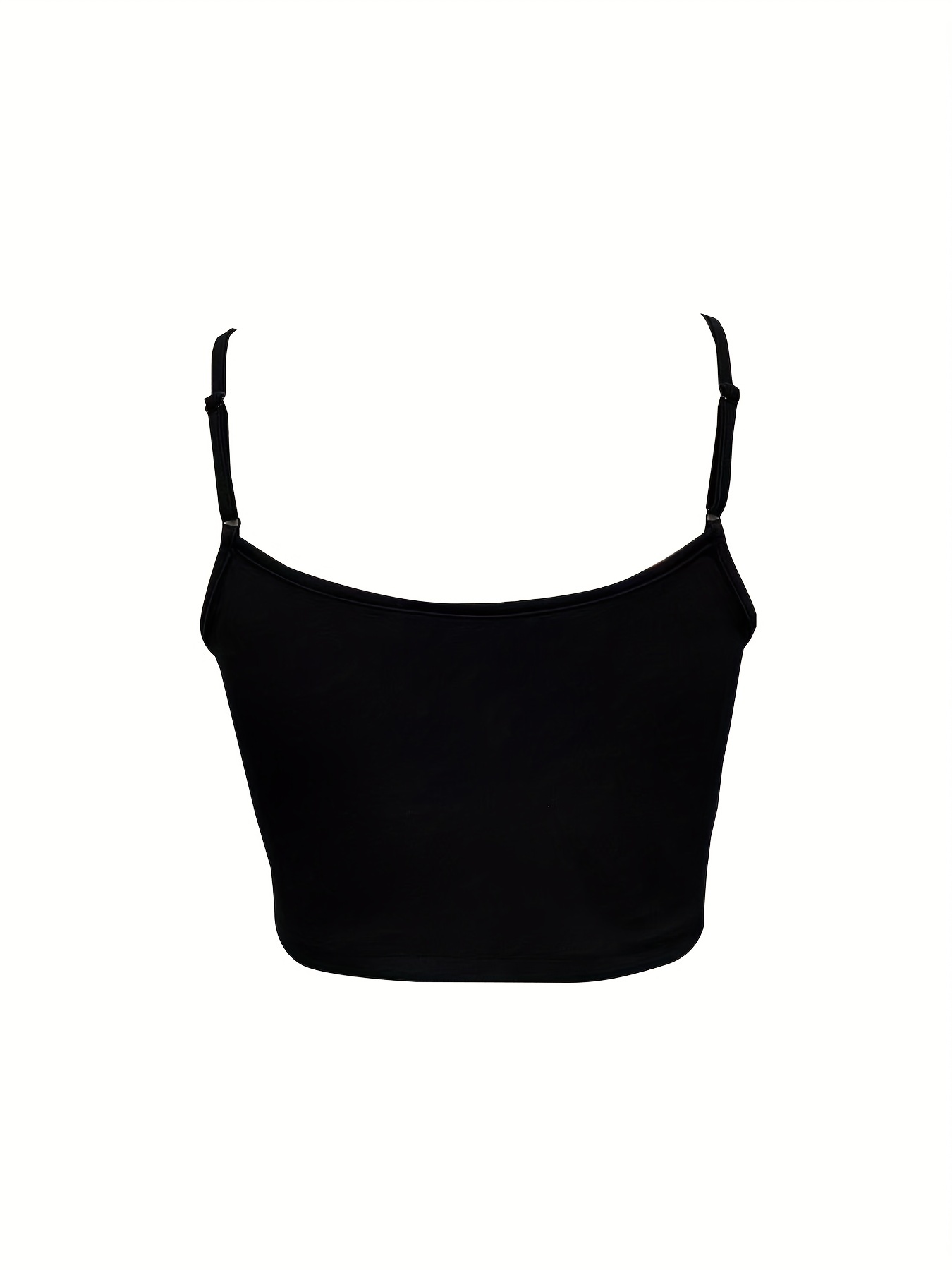 Backless Spaghetti Strap Top Elegant Plunging V neck Crop - Temu United