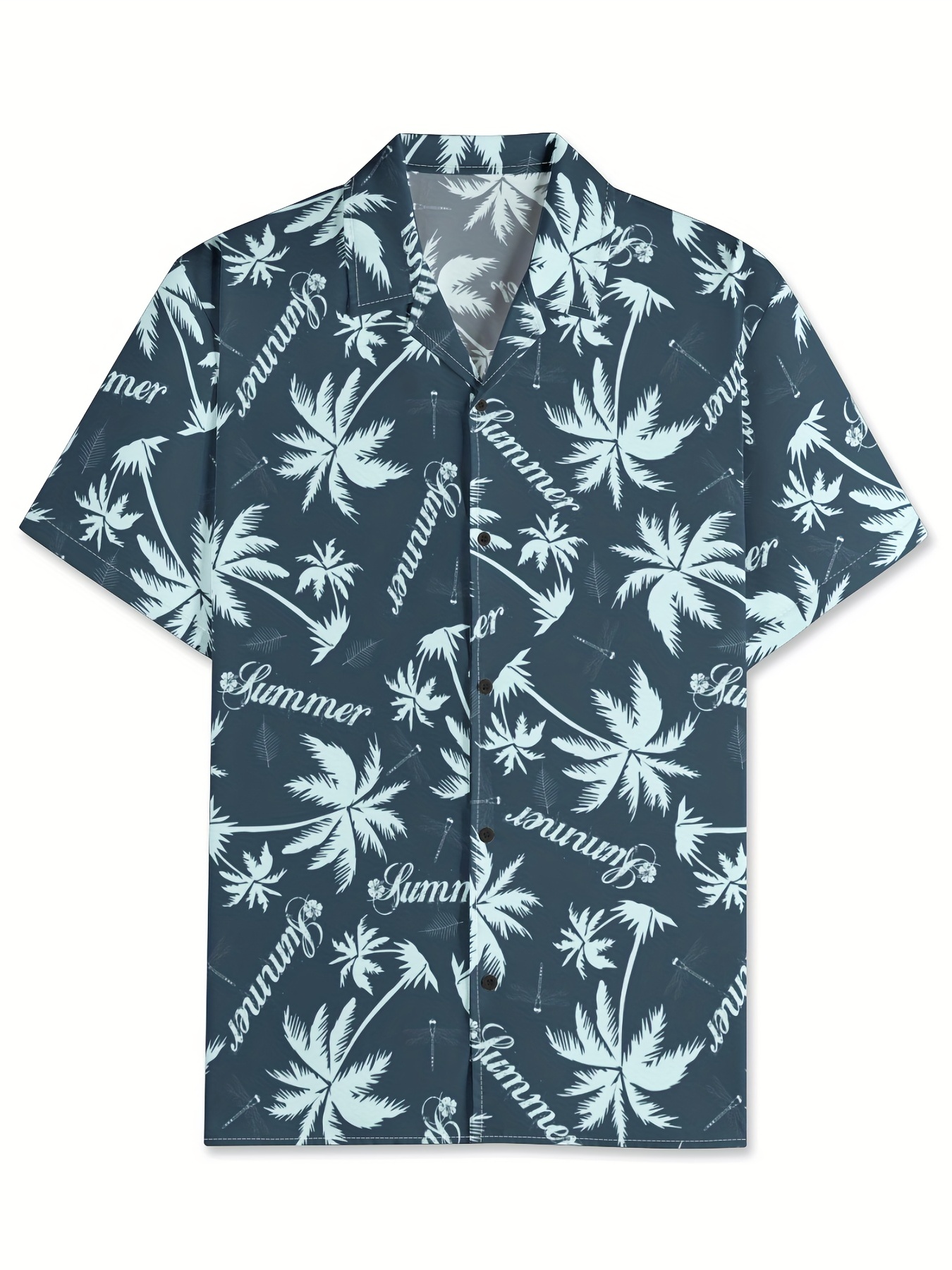 Plus Size Men's Hawaiian Shirts Beach Comfy Coconut Tree - Temu Australia