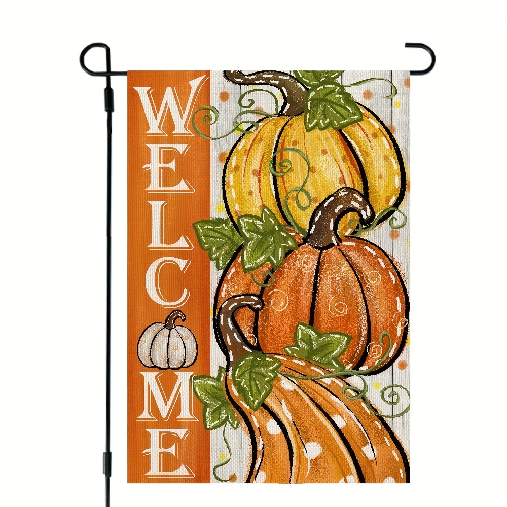 Fall Garden Flag Double Sided For Outside Harvest Seasonal - Temu Australia