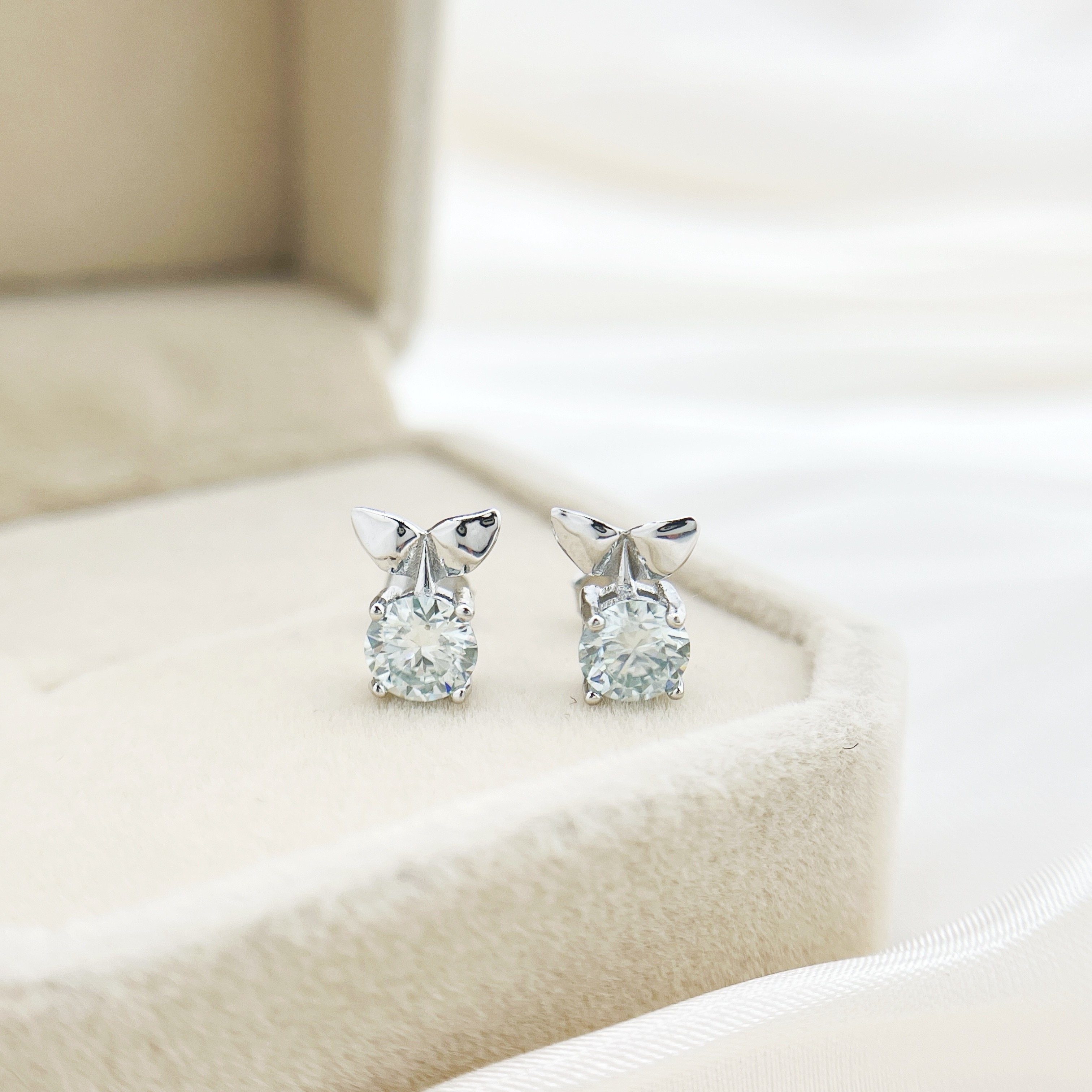 Fashion Minimalist Creative Fishtail Moissanite 925 Sterling - Temu Ireland