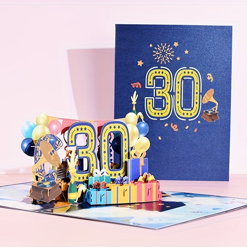 Greeting Card Birthday 3d Three dimensional Handmade Paper - Temu New ...