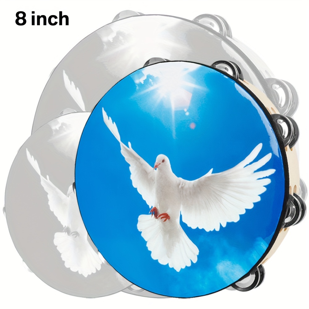 Tambourine Hand Held Wood Tambourine Metal Jingles Musical - Temu Canada