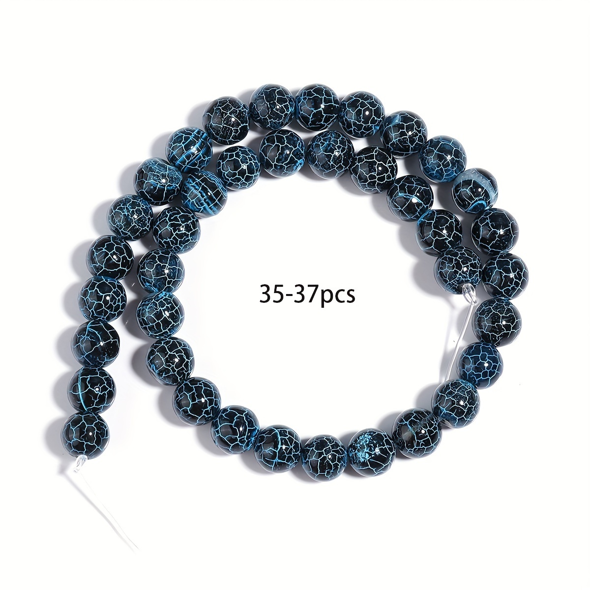 Natural Agates Beads Frost Dark Blue Oxidized Agates - Temu New Zealand