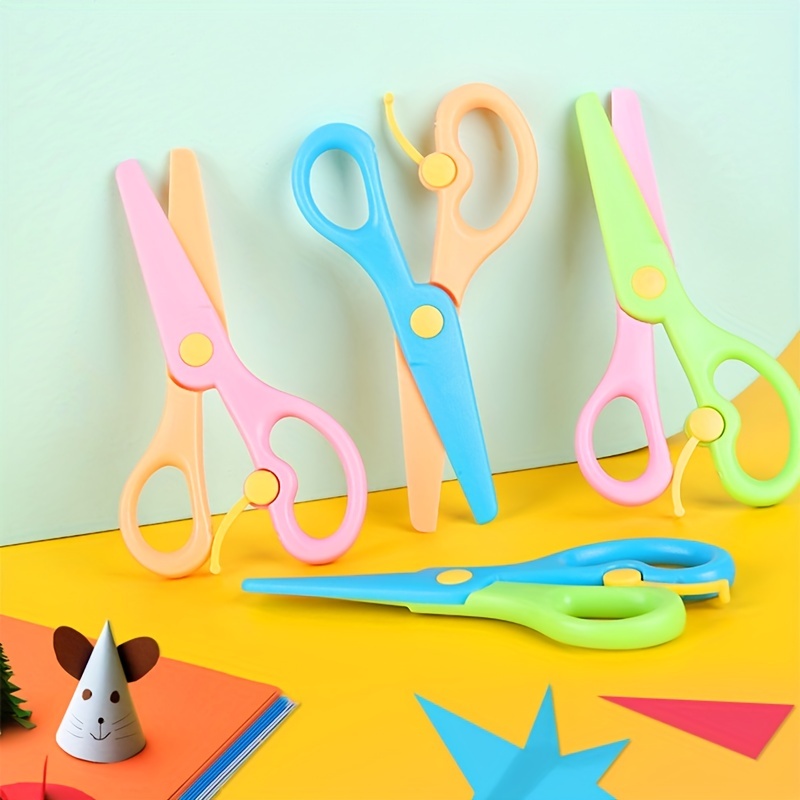 Paper Cutting Scissors Anti pinch Hand Safety Scissors Full - Temu ...