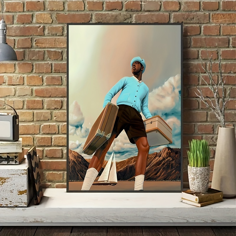 Hip Hop Rapper Music Album Poster Canvas Painting - Temu Ireland