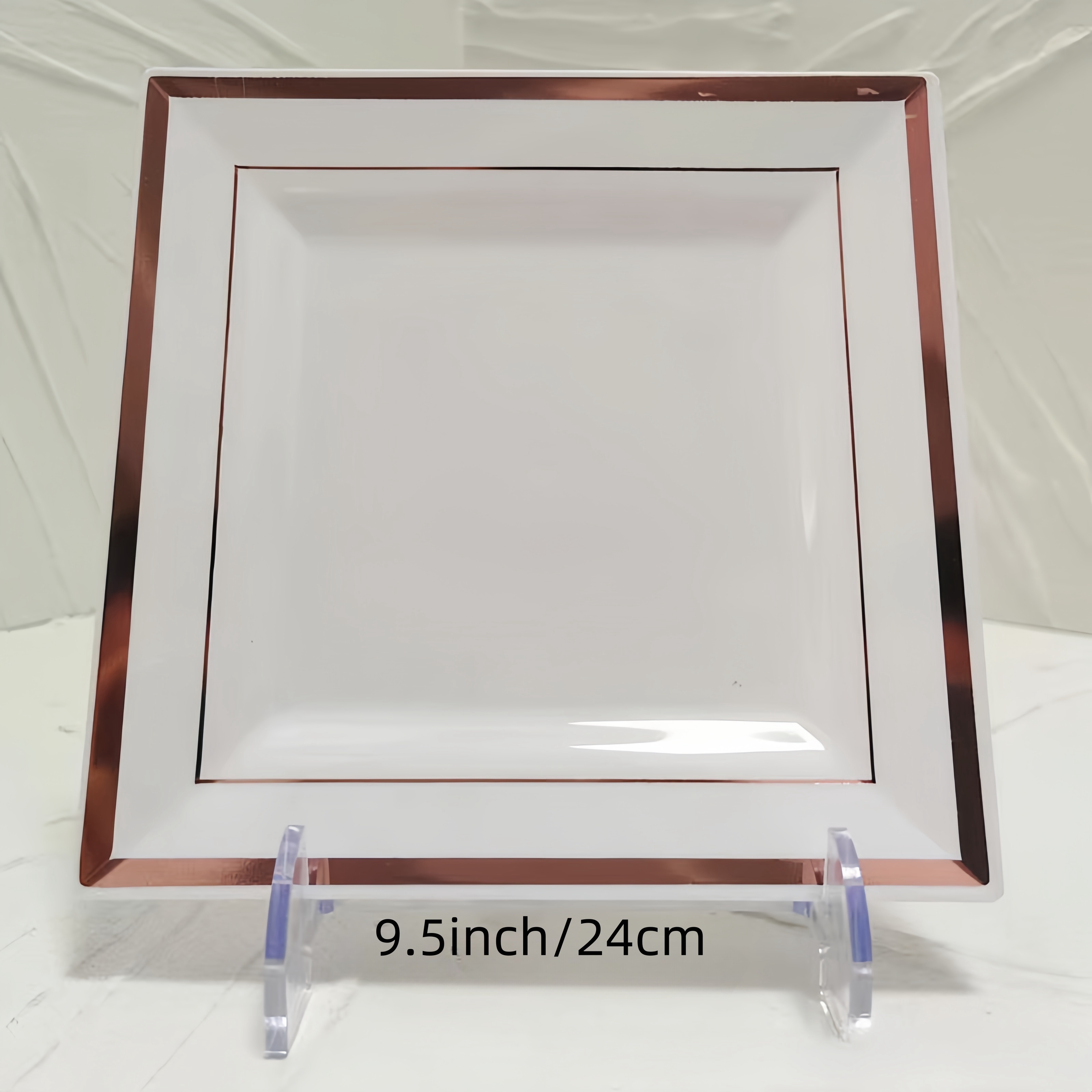 Economy Pack Disposable Plates Ps6 Material Dessert Plate - Temu Canada