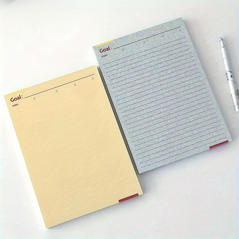 Minimalist Horizontal Line Blank Notebook - Temu Australia
