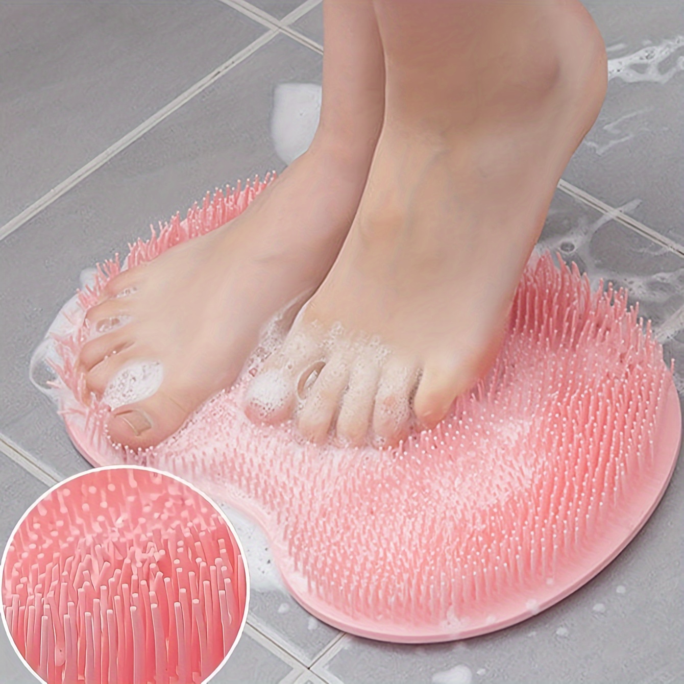 1pc Back Scrubber Foot Pad Bathroom Shower Brush Multi - Temu Ireland