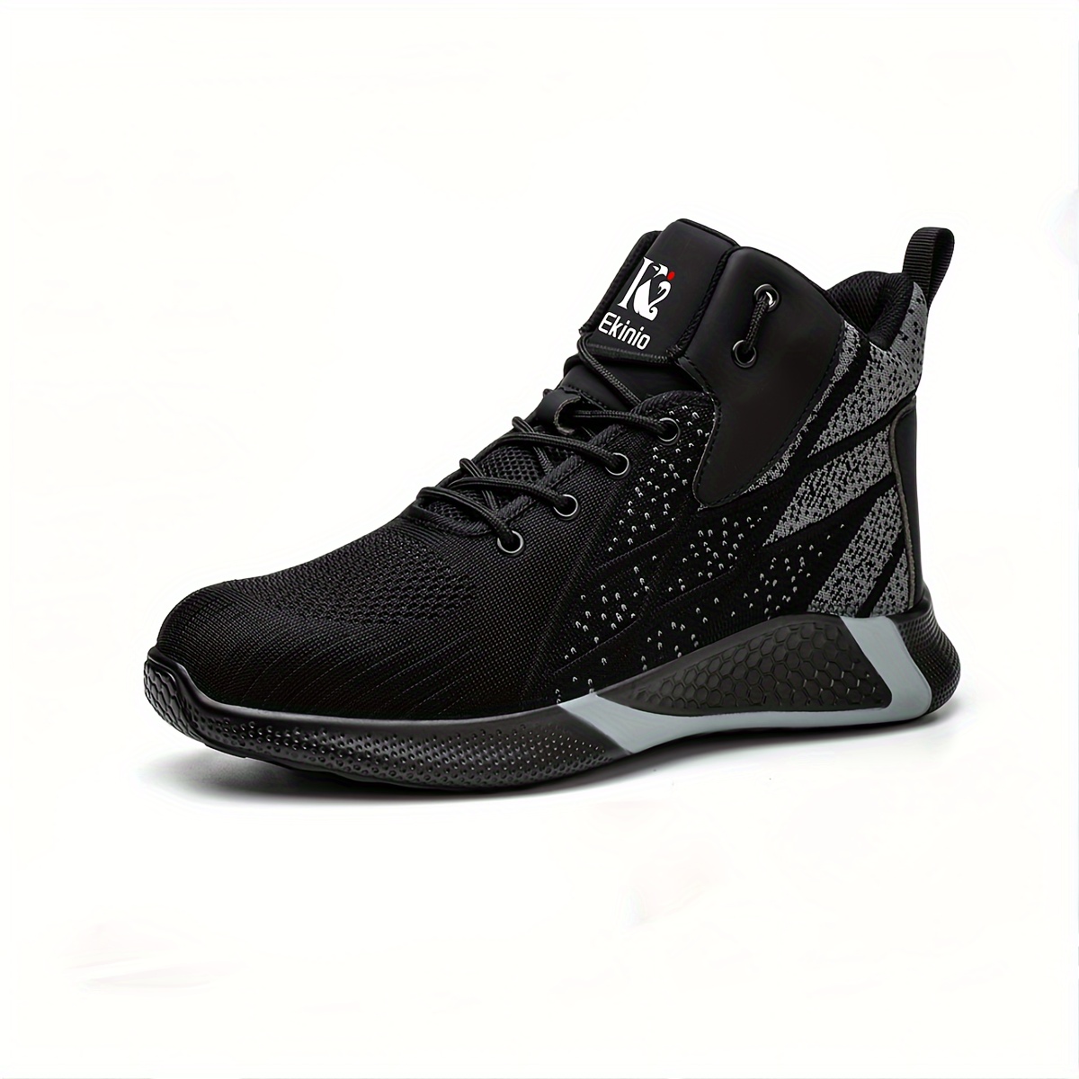 mens high toe puncture proof anti skid work safety boots lace up ...