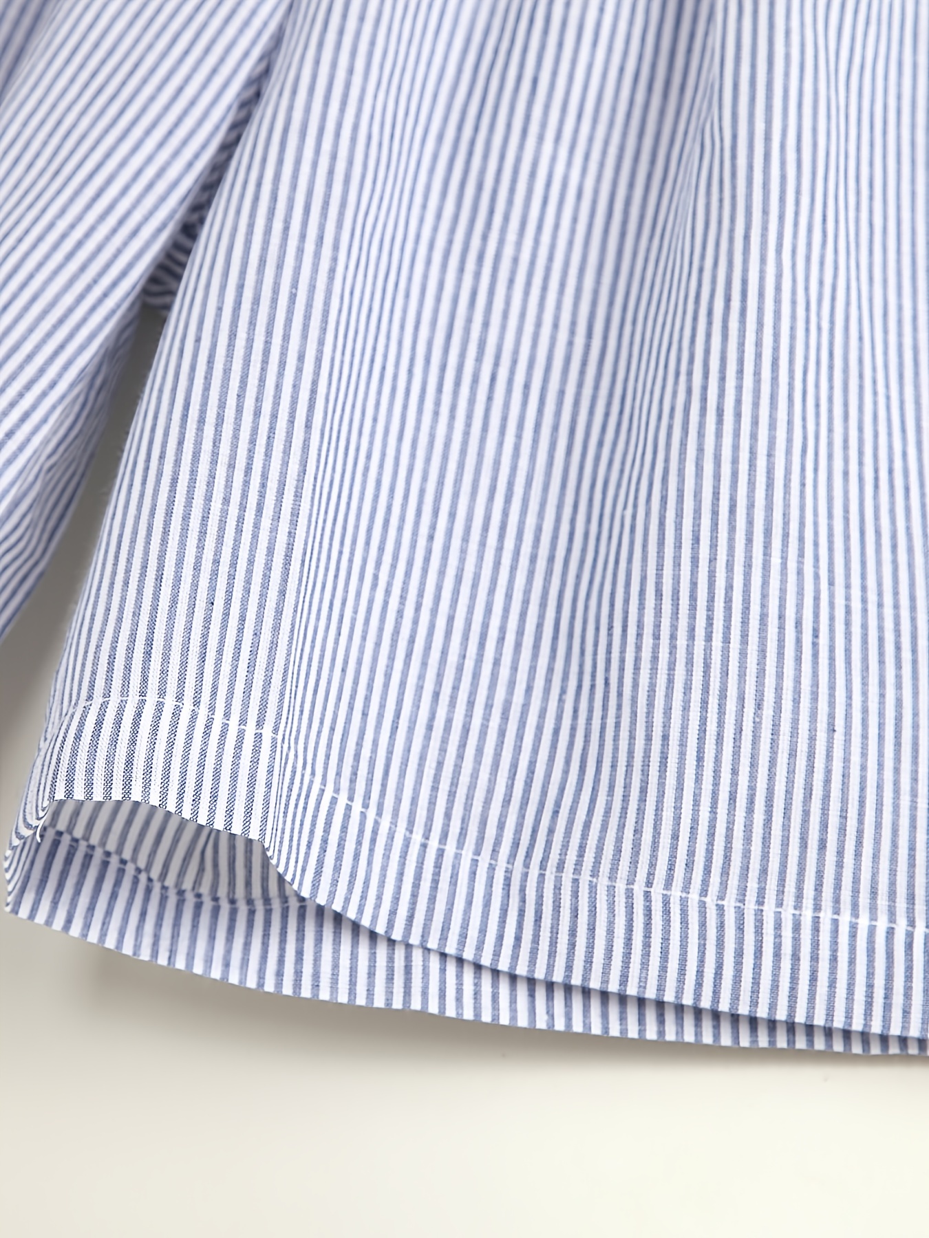 Girls Elastic Waist Ruffle Bow Vertical Stripes Shorts Kids - Temu Denmark