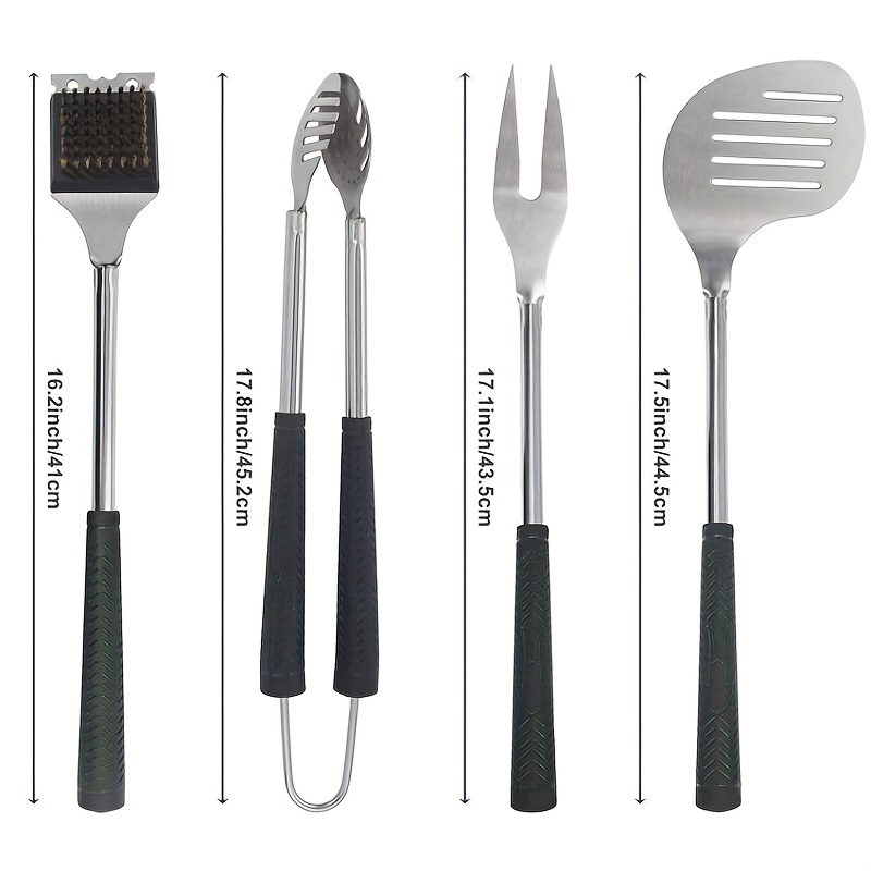 Bbq Grill Tools Set Extra Thick Stainless Steel Fork - Temu Australia