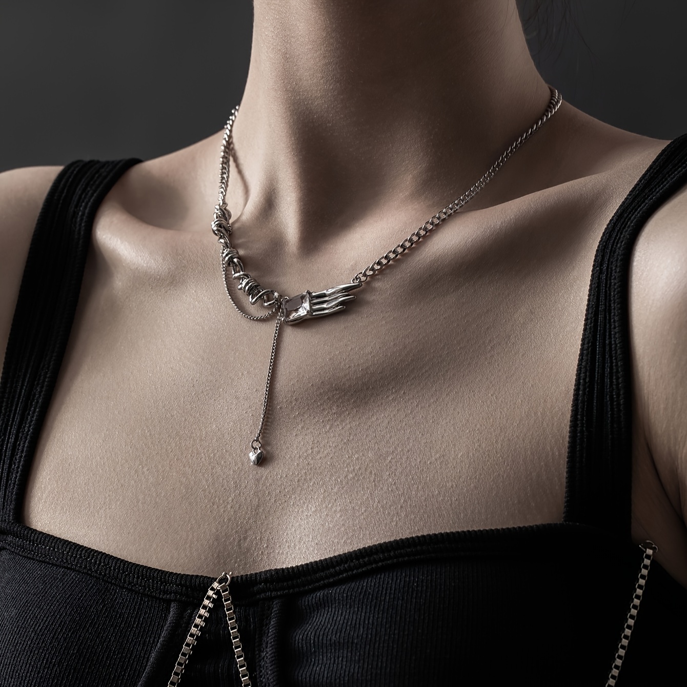 Butterfly Snake Shaped Love Pendant Necklace Necklace - Temu New Zealand