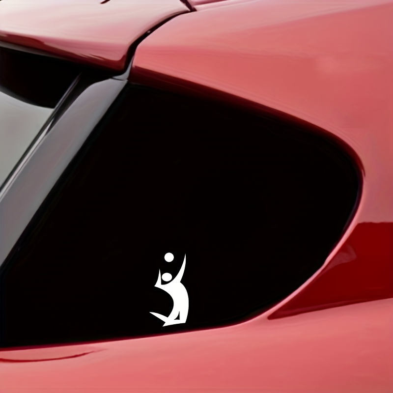 moda volleyball jump decoration car sticker vinyl bumper - Temu Australia