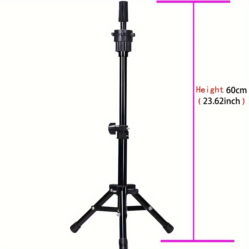 Adjustable Wig Stand Tripod Mannequin Head Stand Holder - Temu United ...