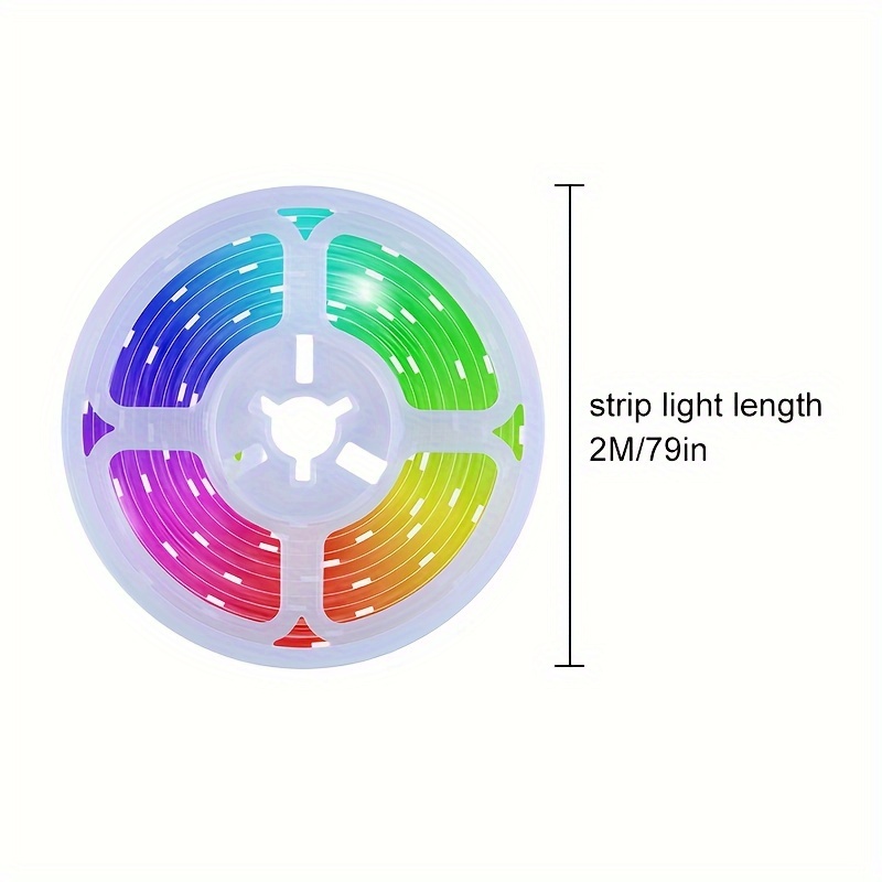 30/60/90/150led Light Strip 44 Keys Remote Control 5050rgb - Temu ...