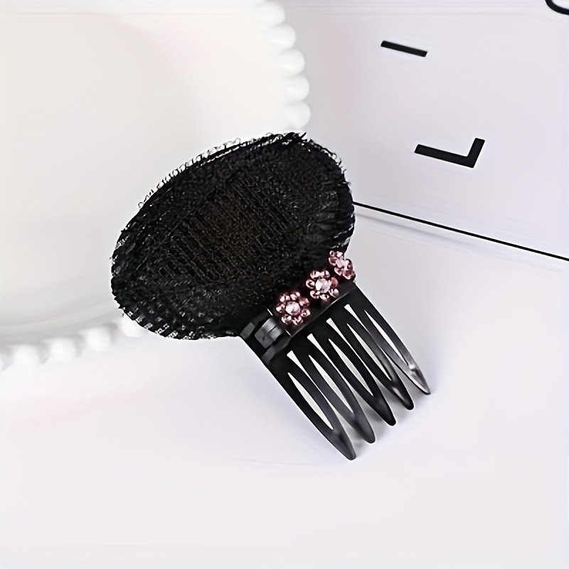 flower hair combs sponge bump volume hairpins - Temu