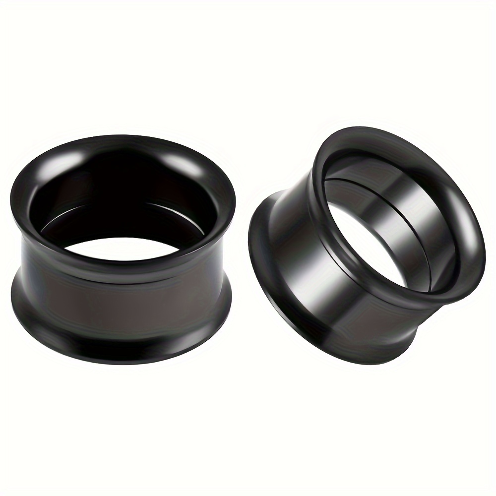 Round Double Flared Ear Plugs Gauges Set 316 Stainless Steel - Temu ...