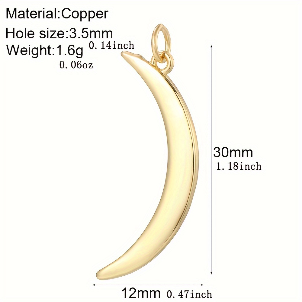 Cute Elephant Bird Moon Goat Charms Copper Animal Pendant - Temu United ...