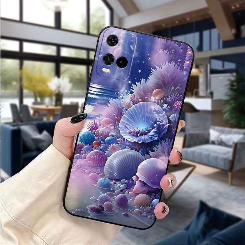 Paarse Droom Patroon Schokbestendige Beschermhoes Voor - Temu Belgium