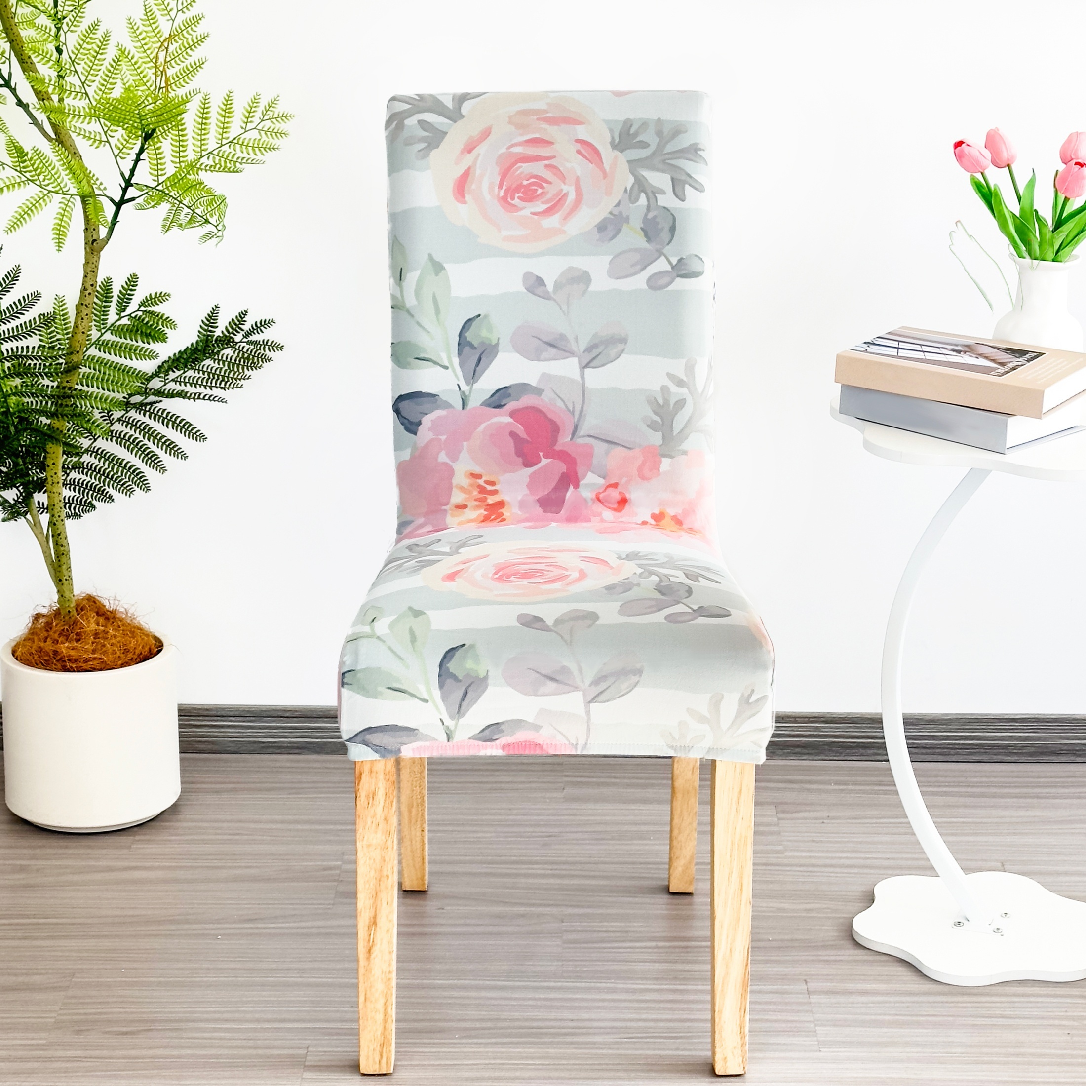 1pc stretch inclusive printed fabric chair cover - Temu Ireland