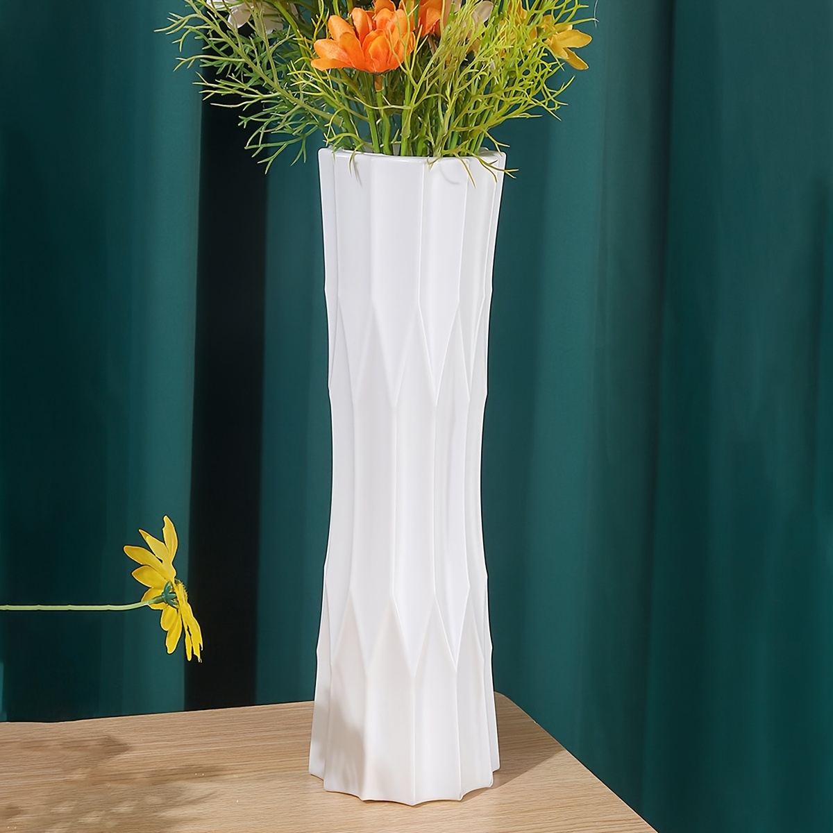 Nordic Minimalist Flower Vase Plastic Decoration Vase Home - Temu Canada