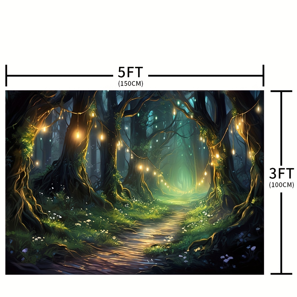 A Forest Themed Photography Background Home - Temu United Kingdom