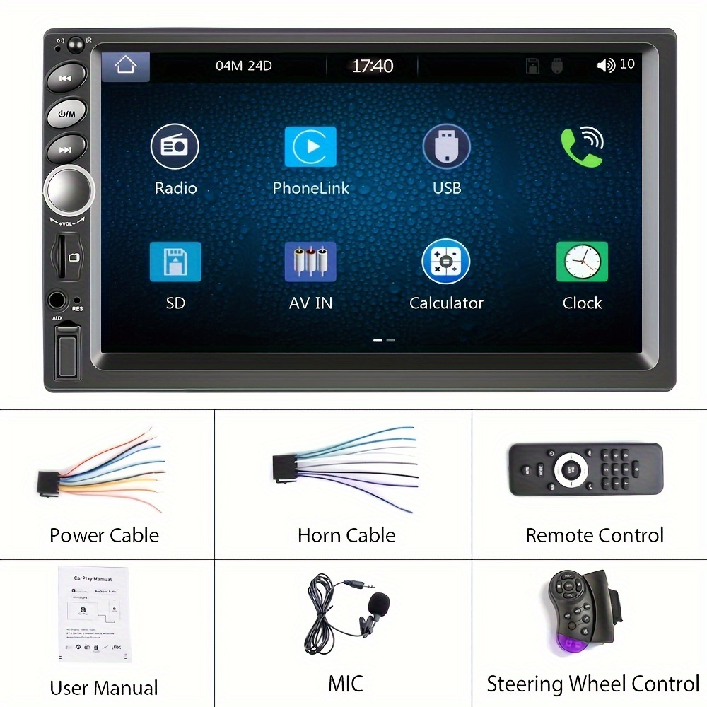 Neuer 2 din auto mp5 player Android Auto 7 zoll touchscreen - Temu ...
