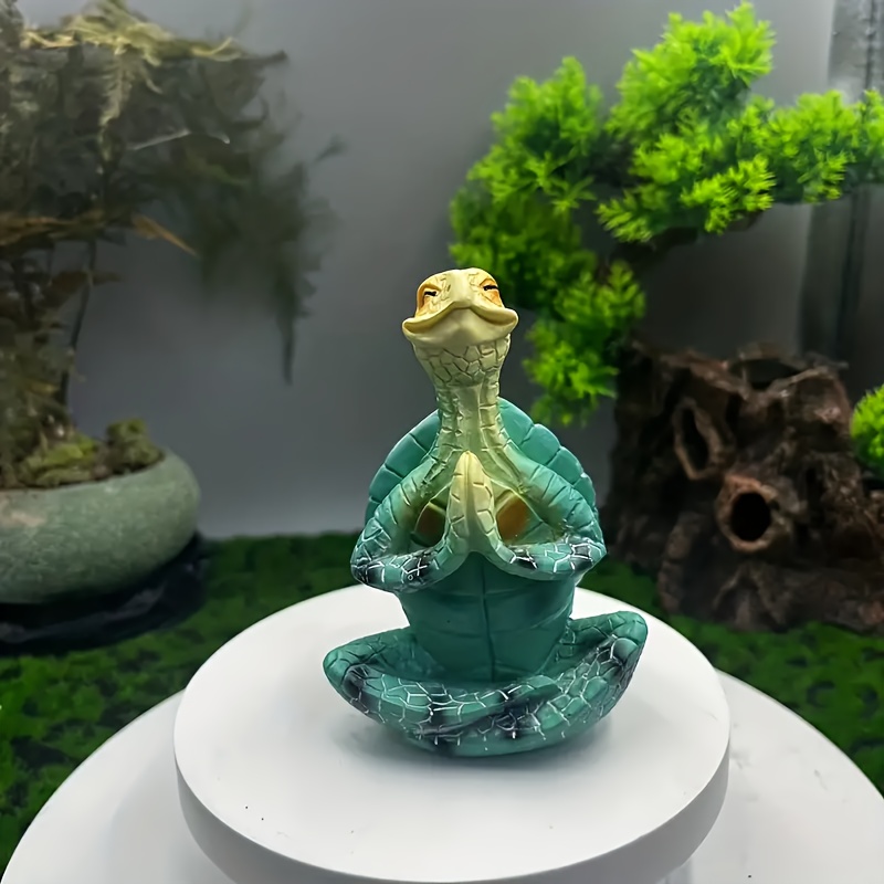 Meditation Turtle Zazen Creative Art Ornaments Resin Crafts - Temu ...