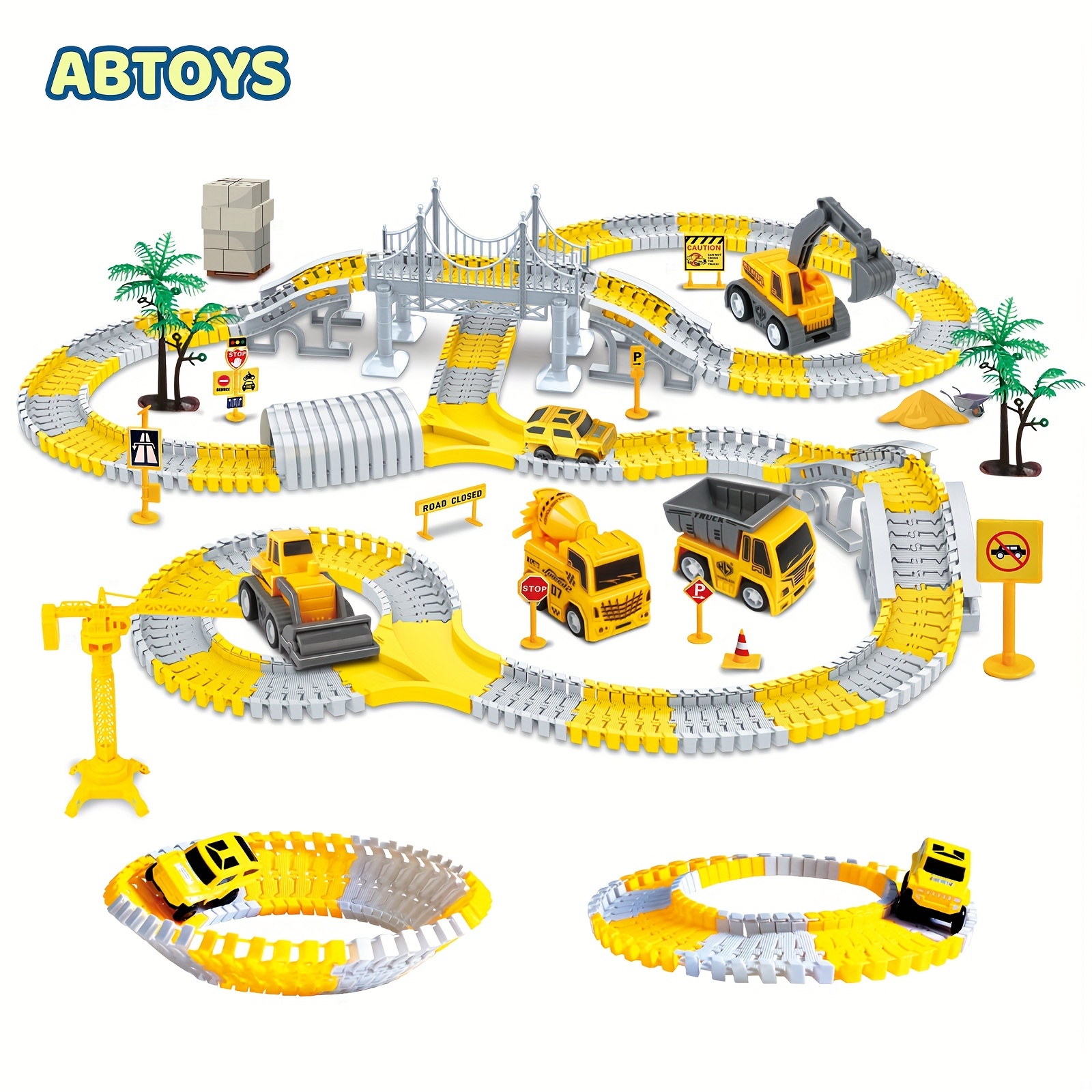 Construction Toys Race Tracks Toy Construction Truck Car - Temu Australia